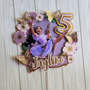 Isabella Cake Topper, Isabella Madrigal Cake Topper, Encanto Party Deco ...