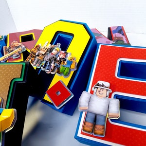 3D Letters Roblox, Roblox 3D Letters, Lighting R9blox Decorations ...