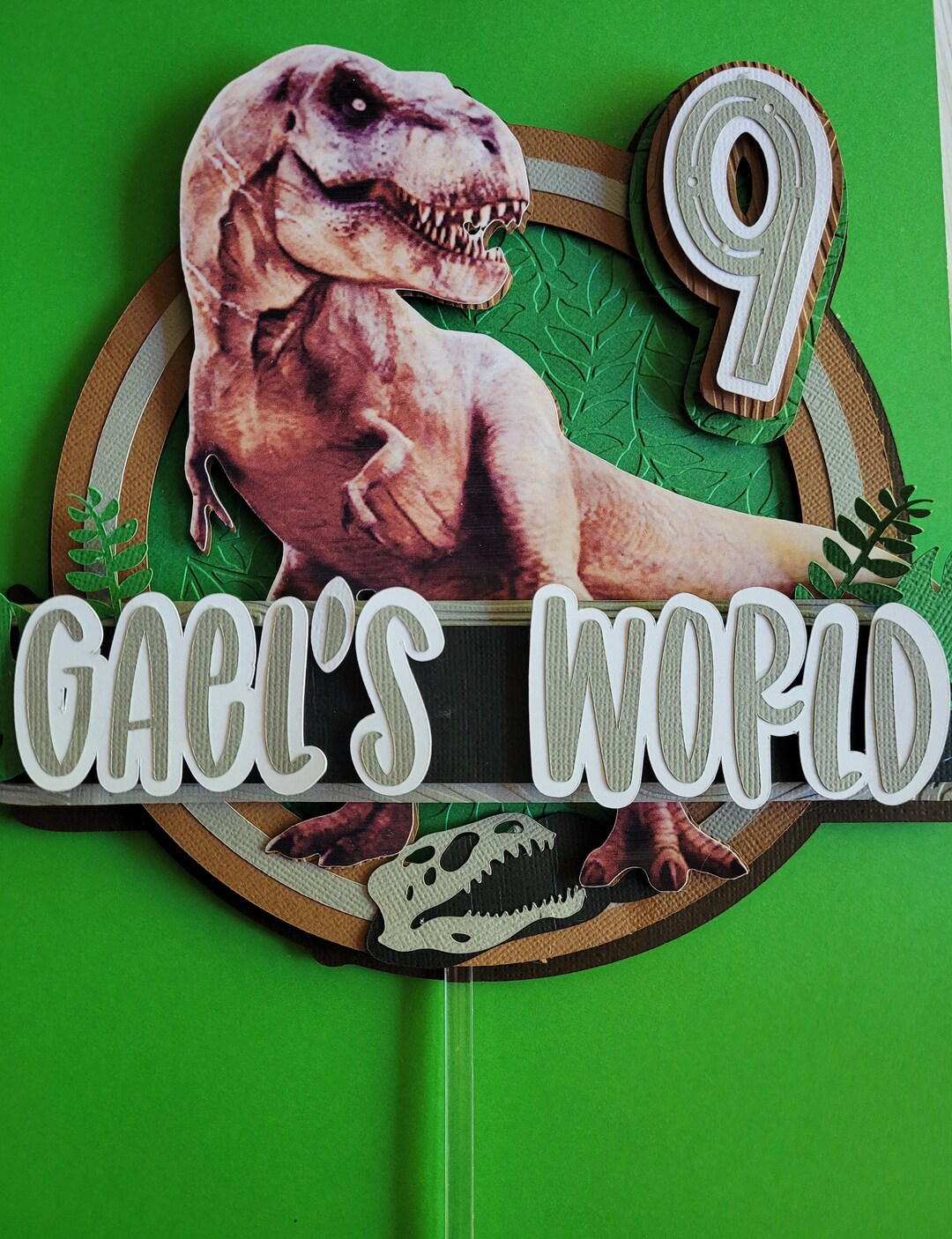 Dinosaur Cake Topper, Jurassic World Cake Topper - Etsy