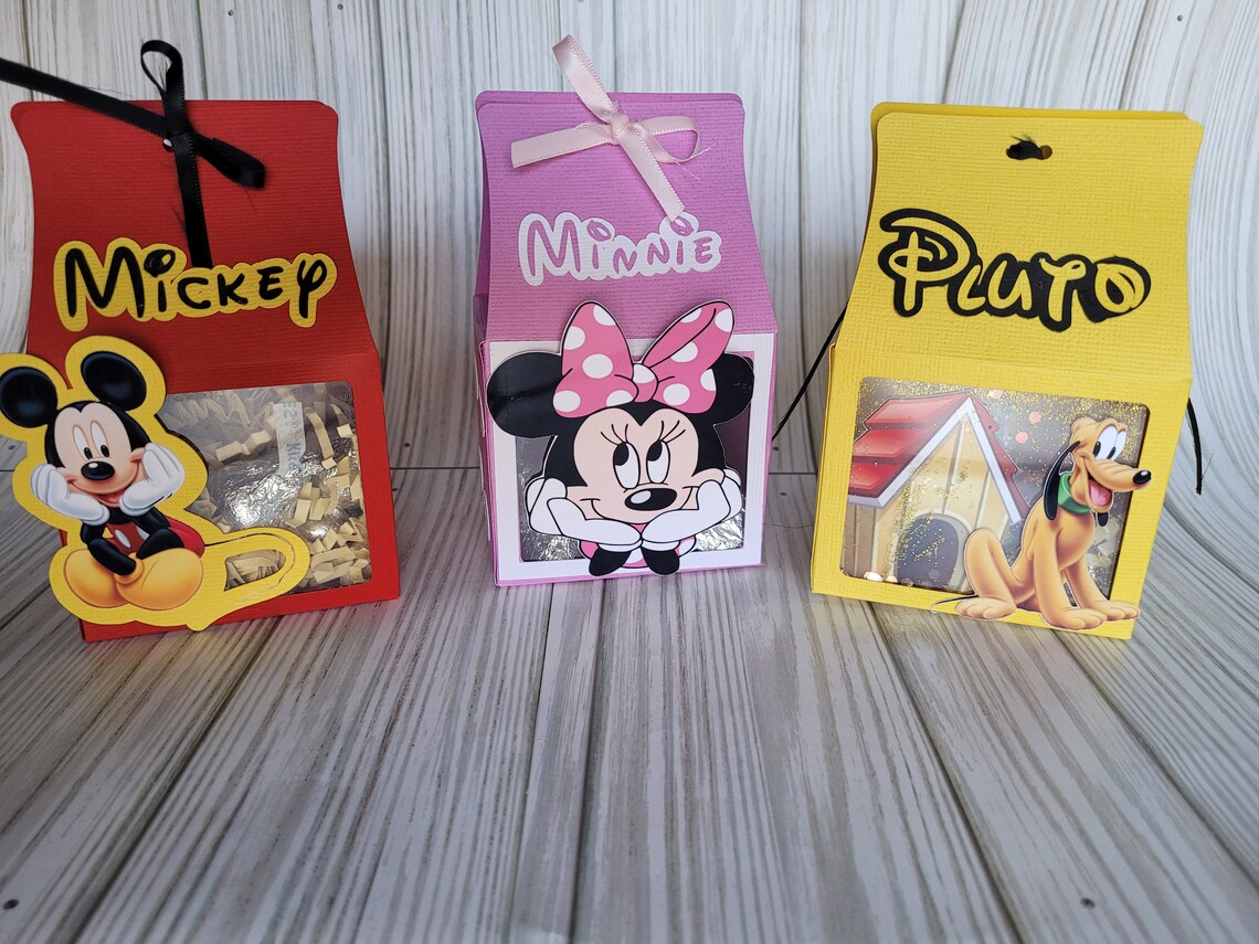 Boxes for Mickey Mouse Theme Party / Mickey Mouse Birthday - Etsy