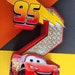 Cars on the Road 3D Number, Lightning Mcqueen 3D Numbers, 3D Car ...