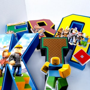 3D Letters Roblox, Roblox 3D Letters, Lighting R9blox Decorations ...