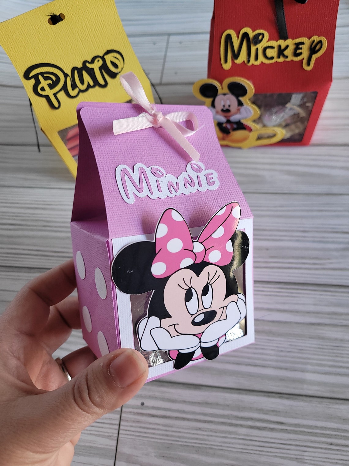 Boxes for Mickey Mouse Theme Party / Mickey Mouse Birthday - Etsy