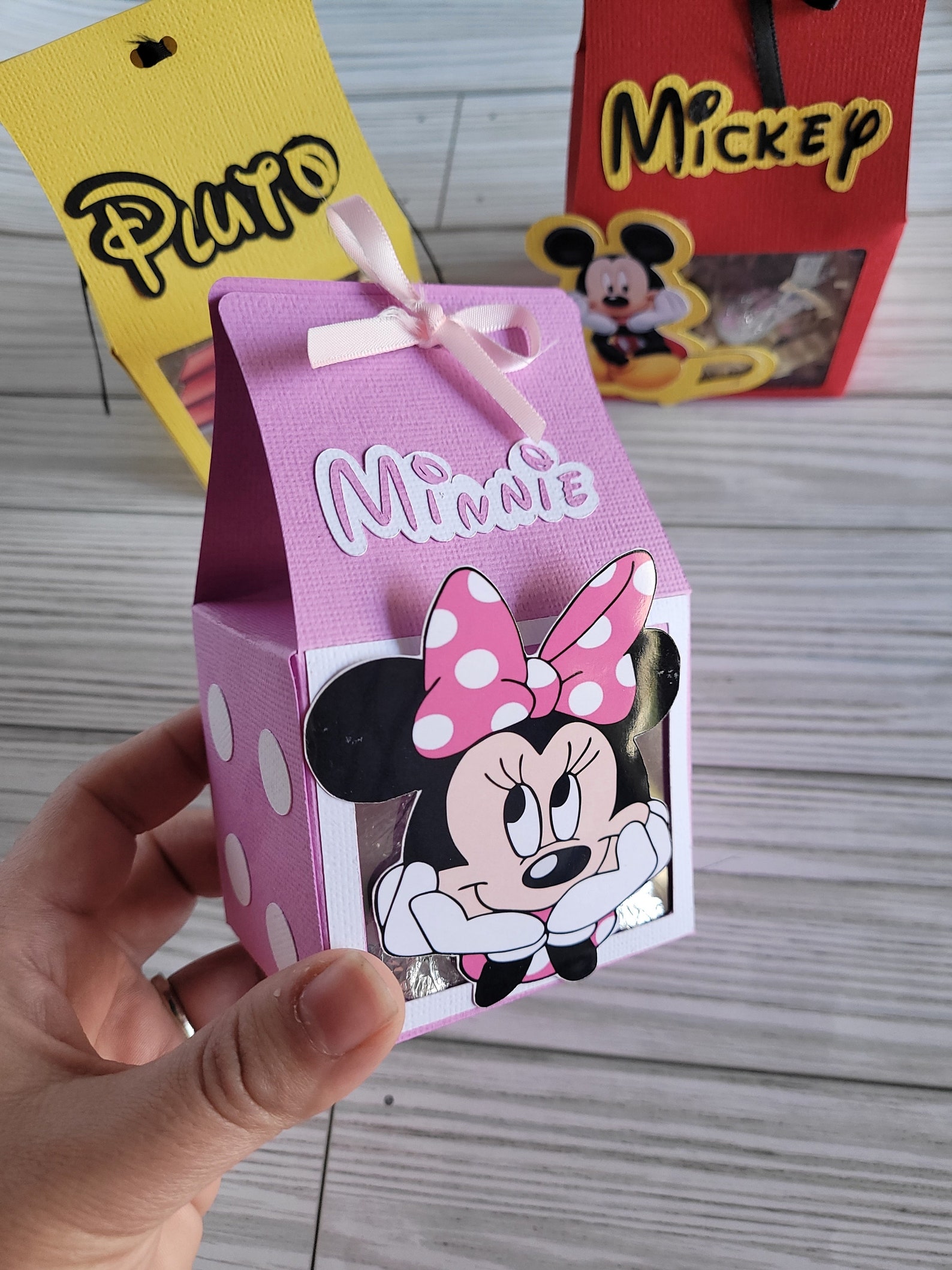 Boxes for Mickey Mouse Theme Party / Mickey Mouse Birthday - Etsy