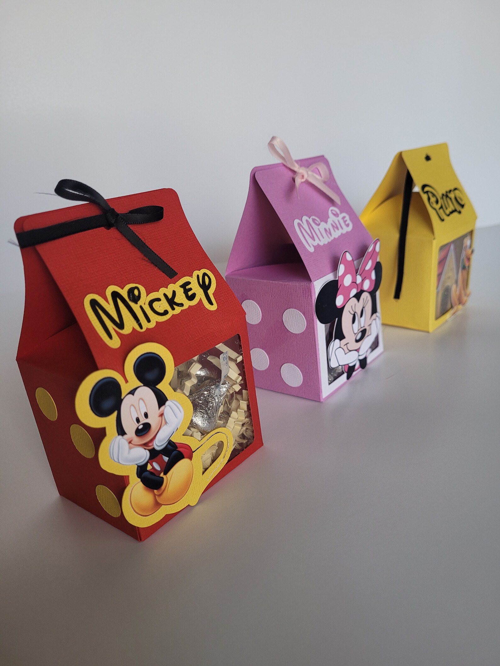 Boxes for Mickey Mouse Theme Party / Mickey Mouse Birthday Party ...