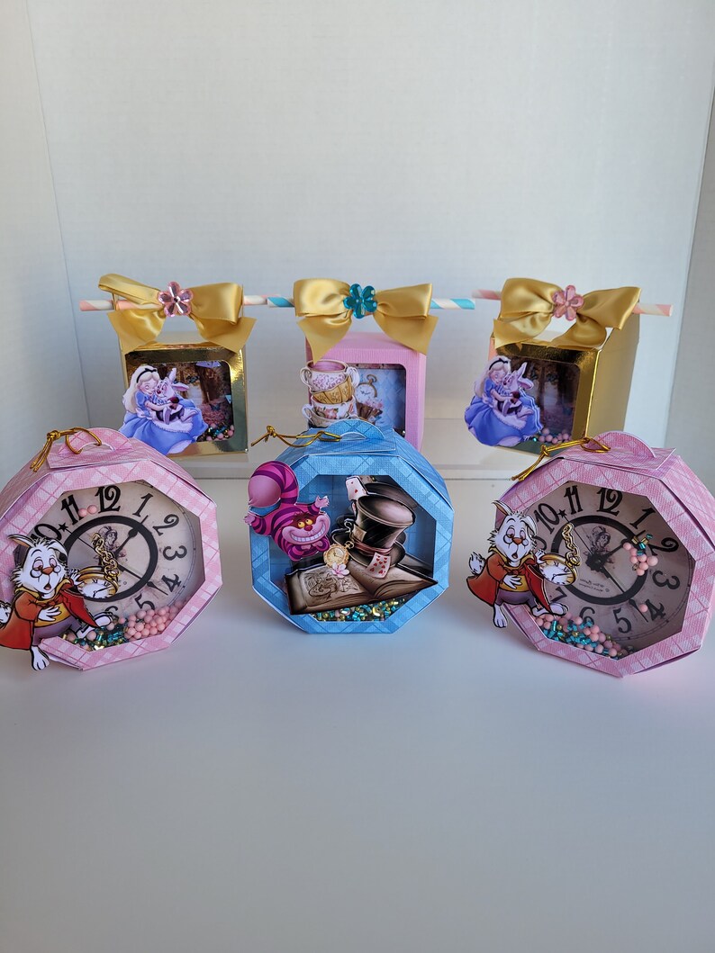 Alice in Wonderland Boxes / Alice in Wonderland Birthday Party /alice ...
