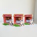 Cow Red Barn Farm Nutella Farm Animals Birthday Party Cow Nutellas Gift ...