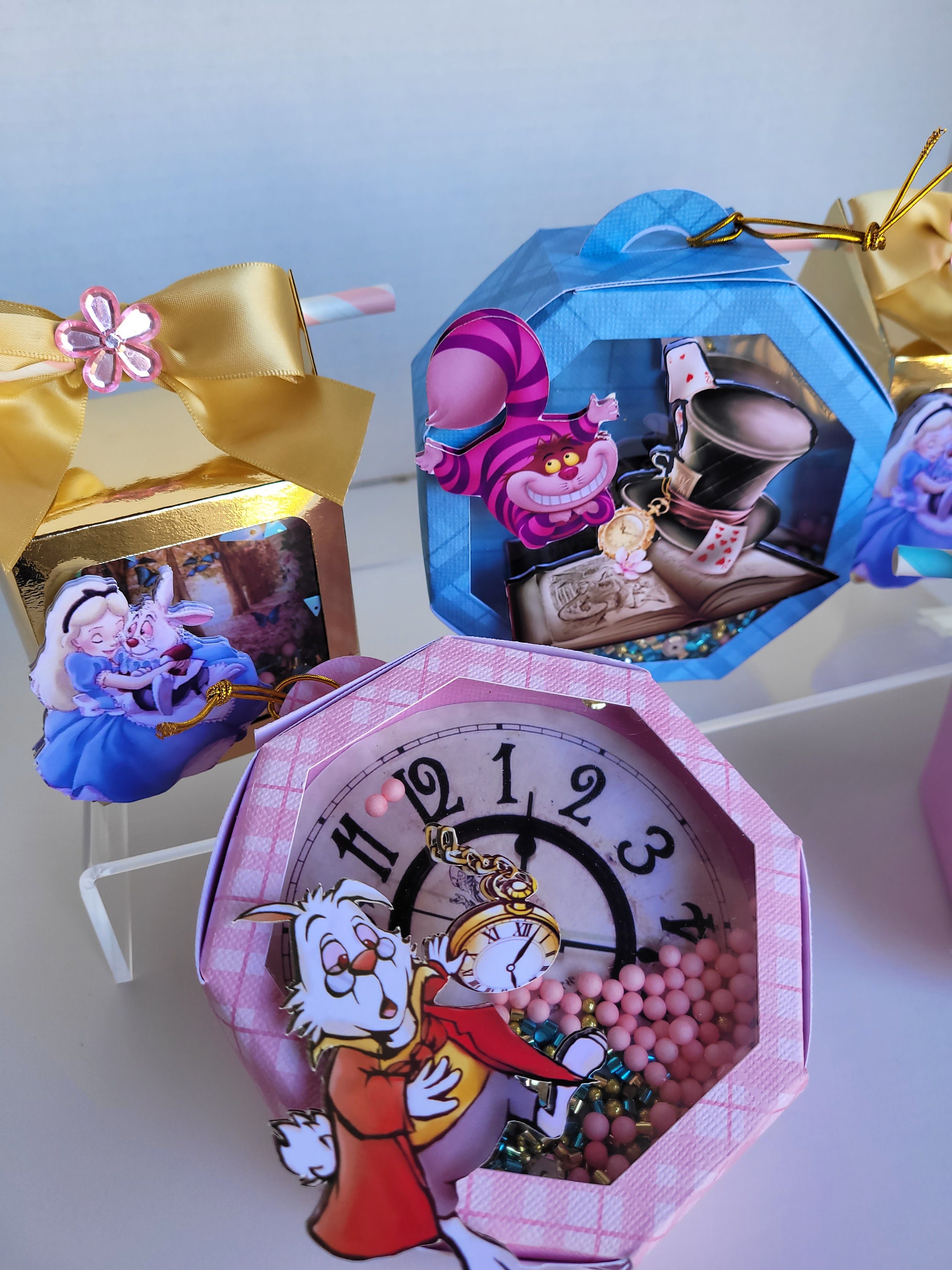 Alice in Wonderland Boxes / Alice in Wonderland Birthday Party /alice ...