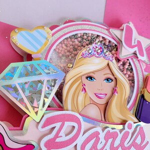 Barb Cake Topper, Princess Cake Topper, Doll Cake Topper, Doll Birthday ...