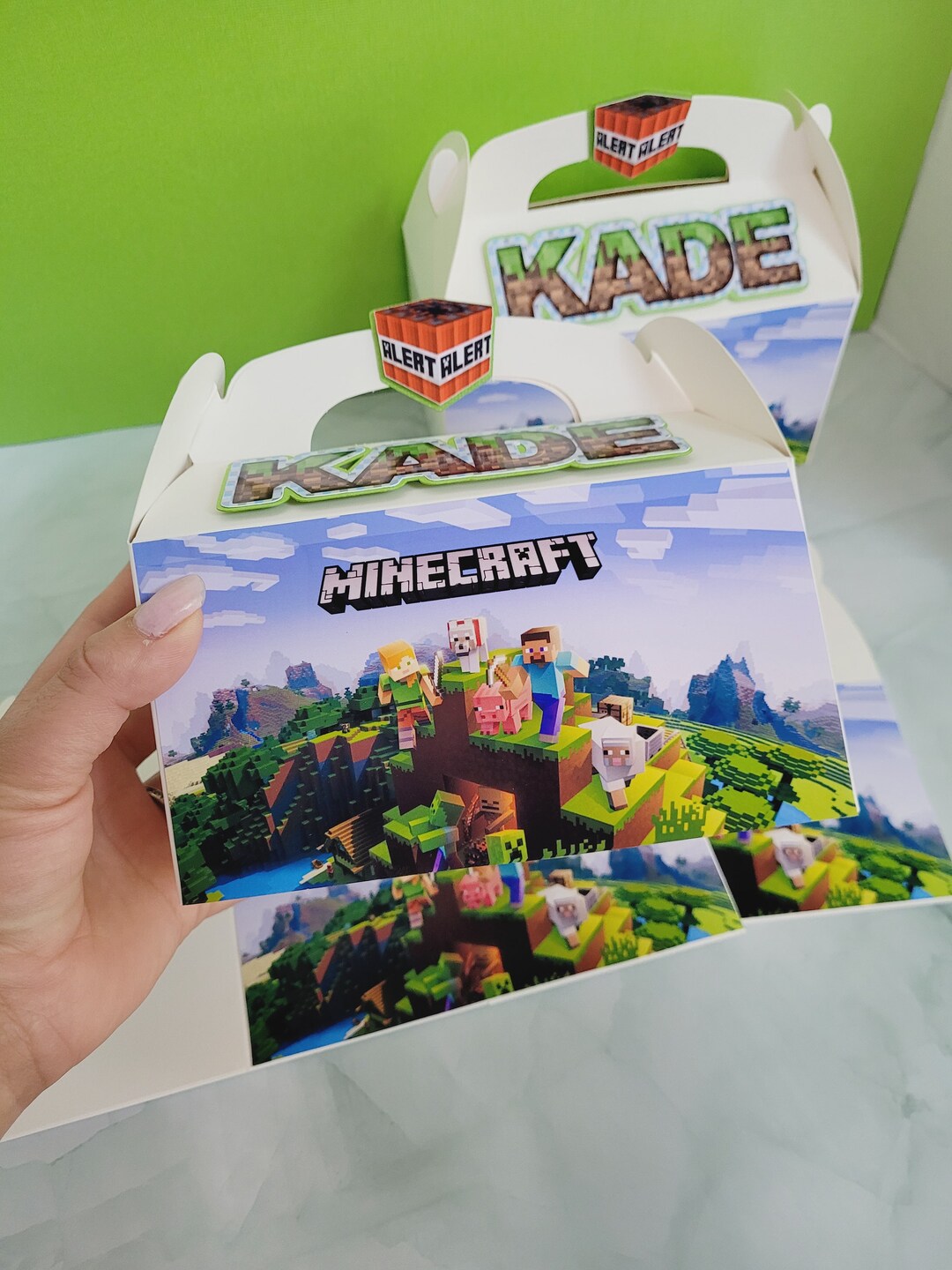 Minecraft Party Boxes, Minecraft Birthday Party, Minecraft Party ...