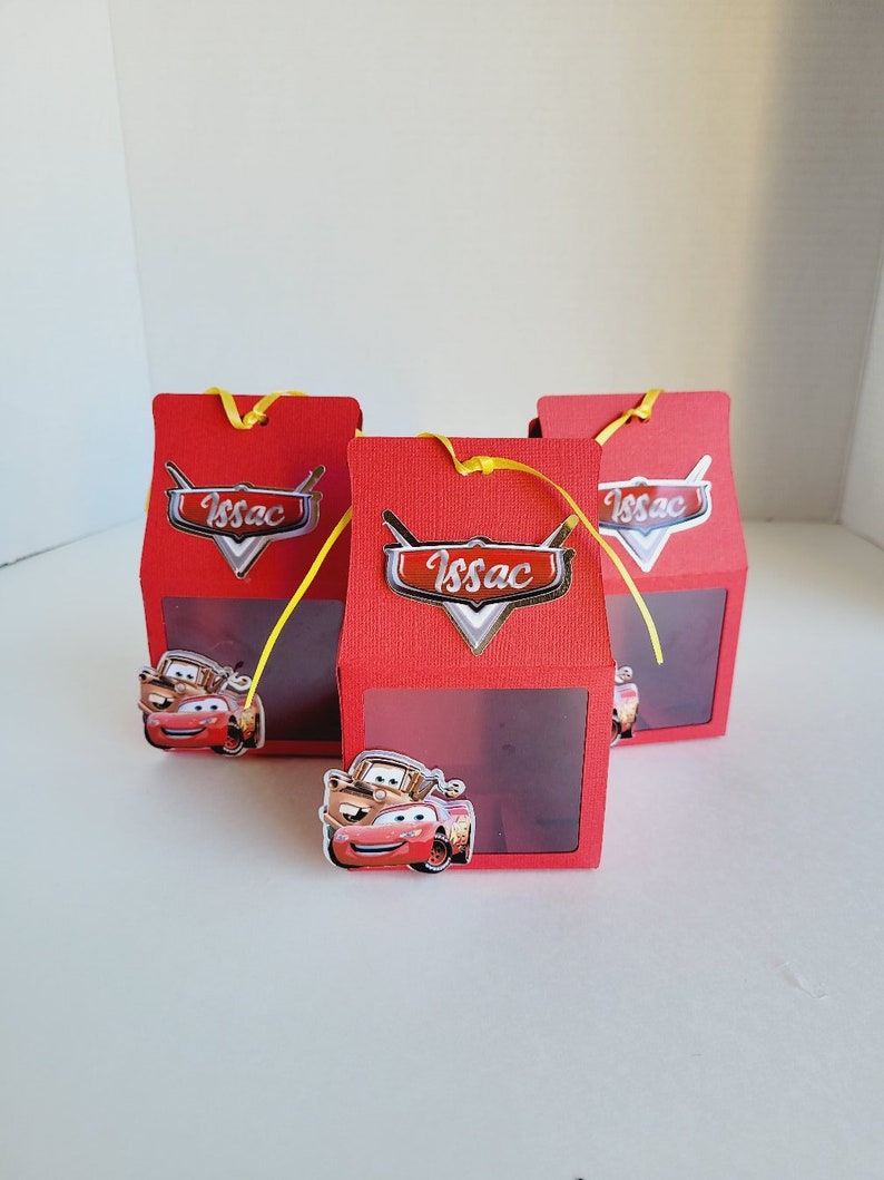 Cars Birthday Favor Boxes -cars Birthday Party-cars Treat Boxes- Cars ...