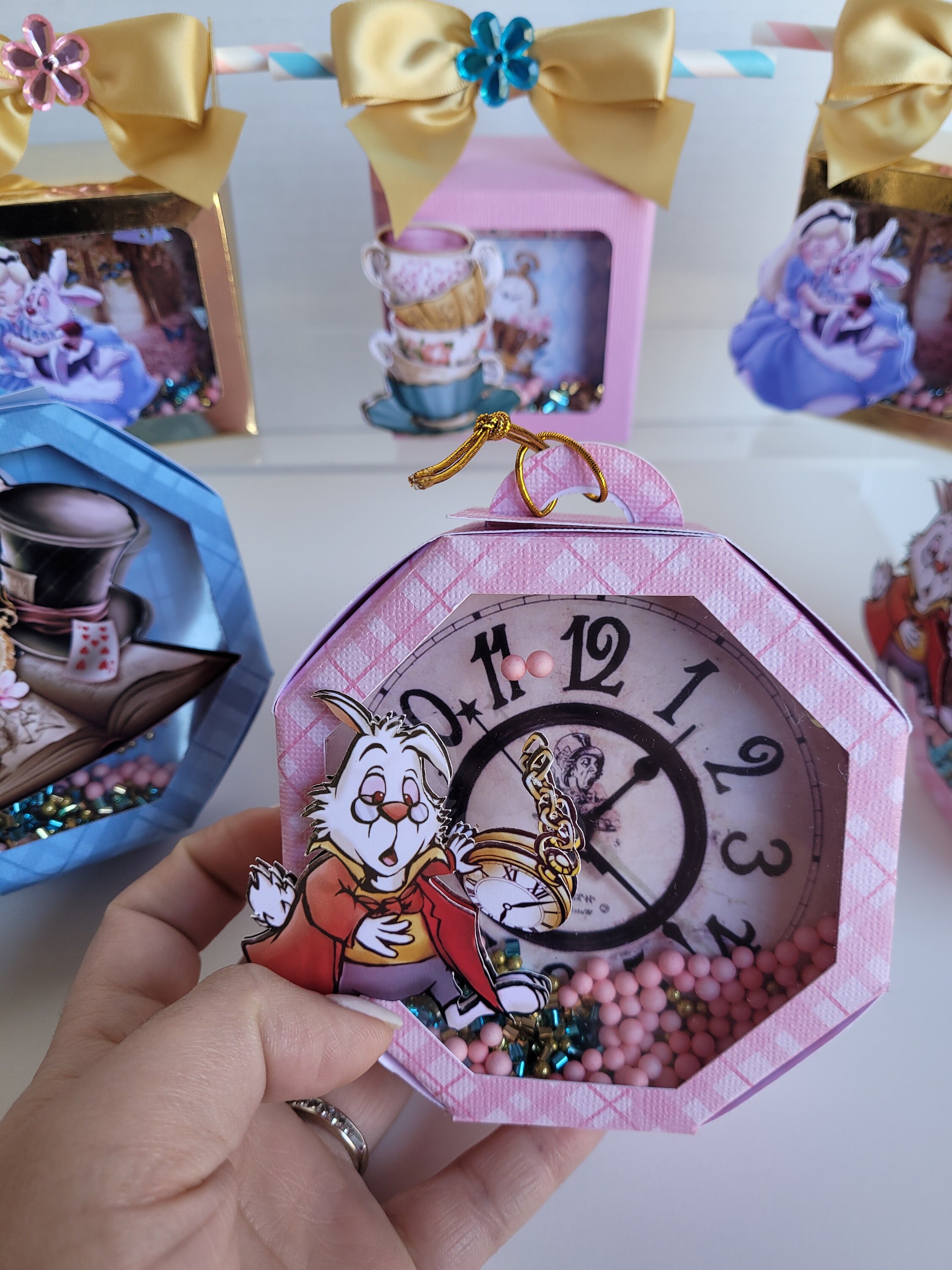 Alice in Wonderland Boxes / Alice in Wonderland Birthday Party /alice ...