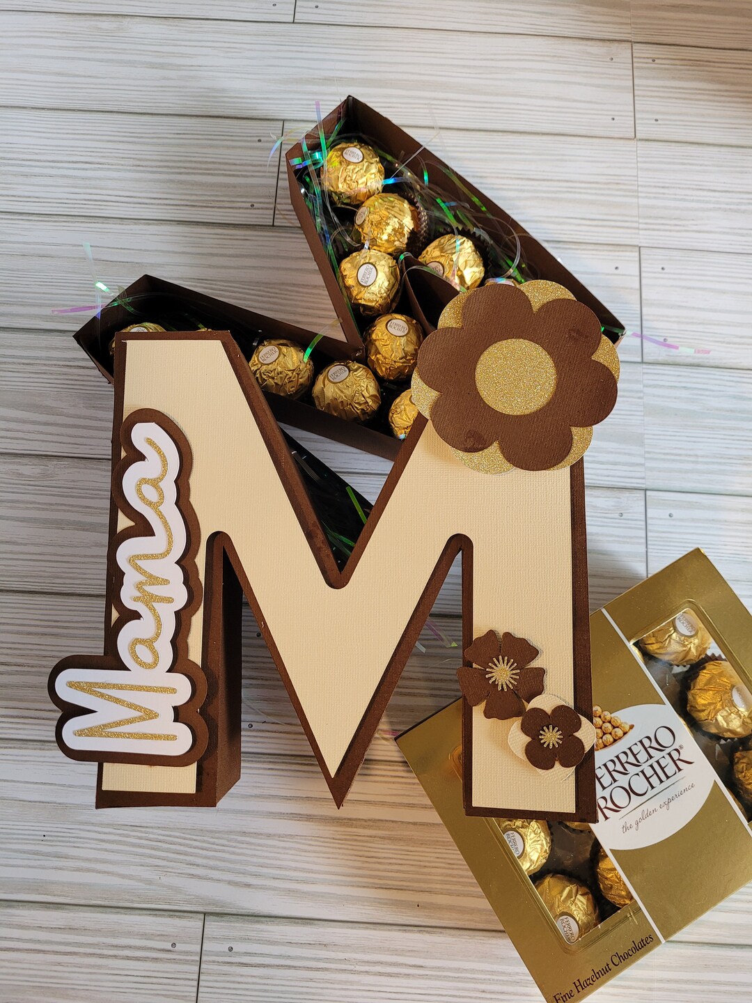 3D Letter for Mother's Day Gift, Letter Box, Personalized Box to Give ...