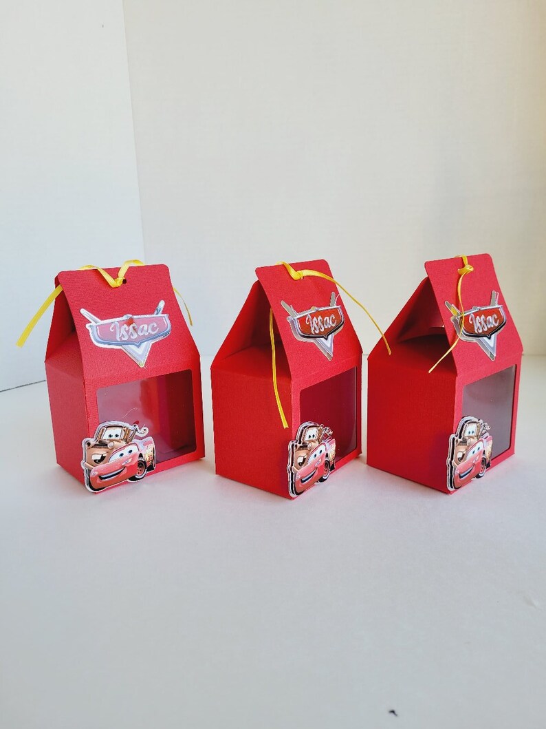 Cars Birthday Favor Boxes -cars Birthday Party-cars Treat Boxes- Cars ...