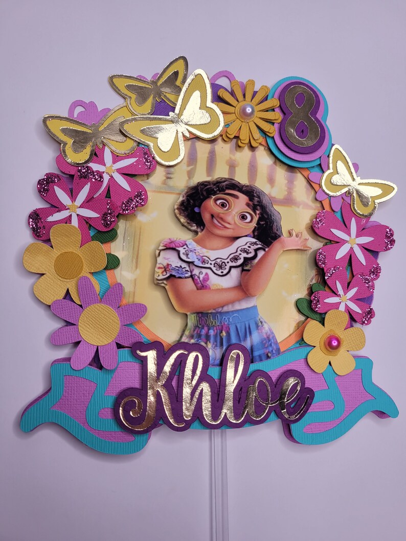 Mirabel Cake Topper / Encanto Cake Topper / Fiesta De Encanto - Etsy
