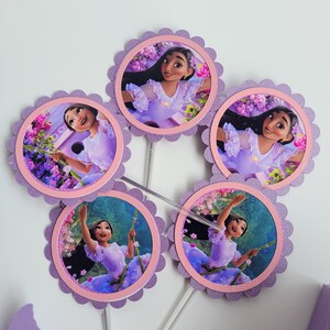 Isabella Cake Topper With Shaker and Light, Encanto Party Decor ...