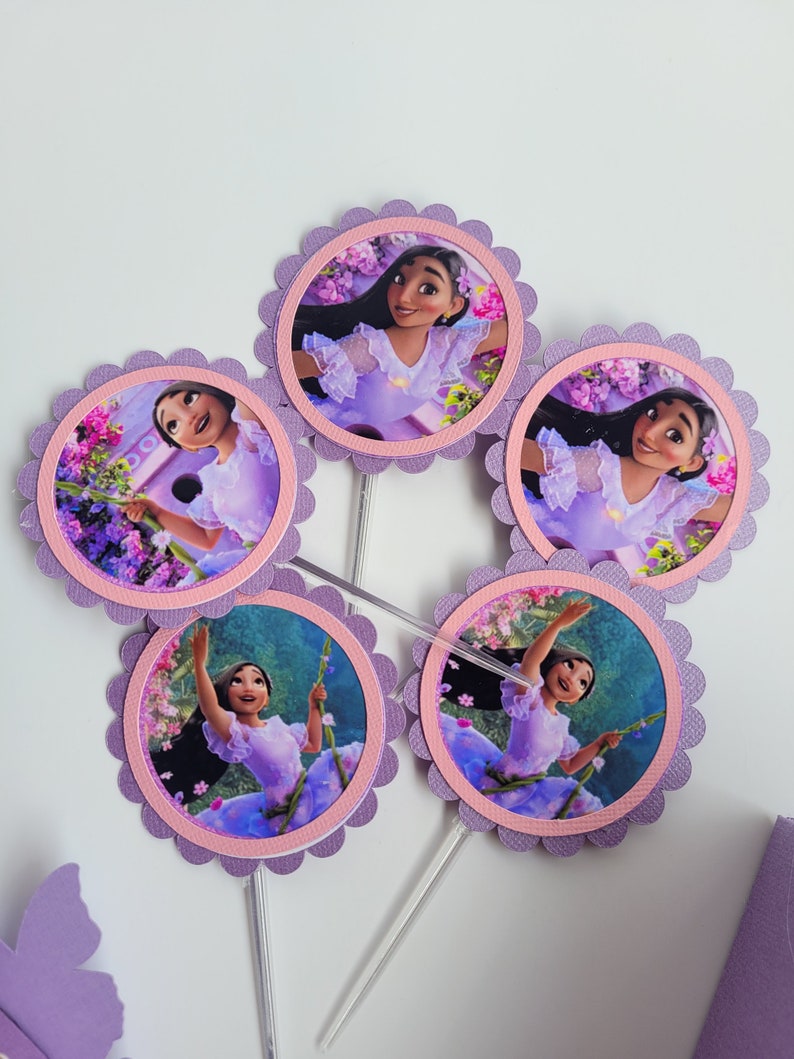 Isabella Cake Topper With Shaker and Light Encanto Party - Etsy