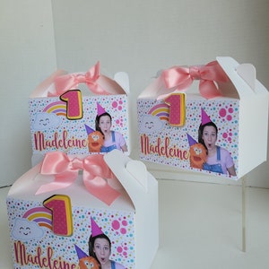 Ms Rachel Birthday Party, MS Rachel Decorations, Favor Boxes,candy ...