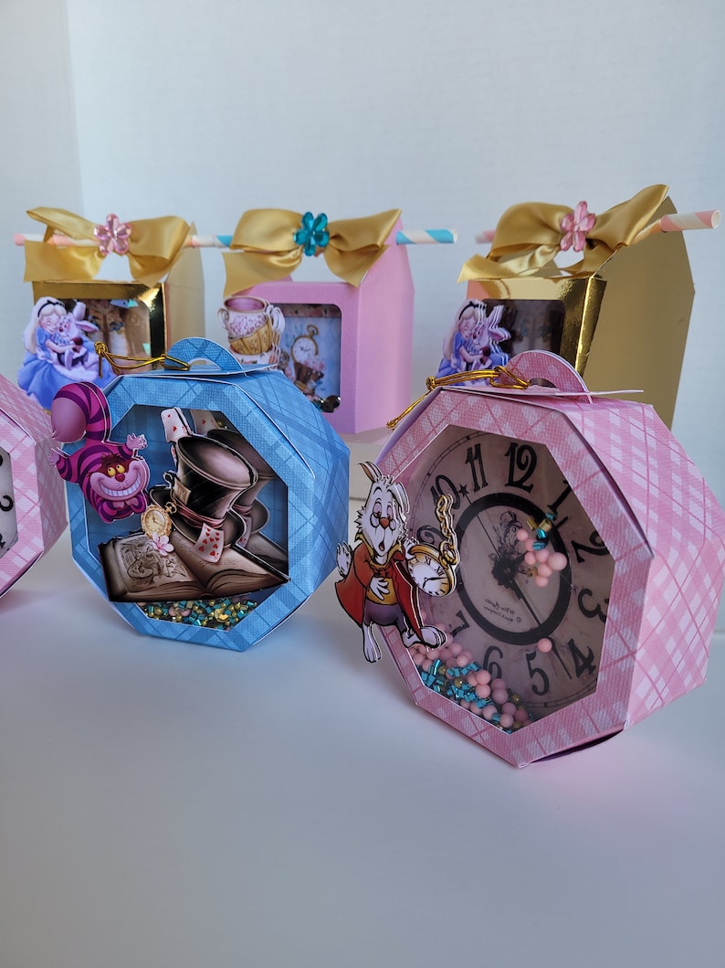 Alice in Wonderland Boxes / Alice in Wonderland Birthday Party /alice ...