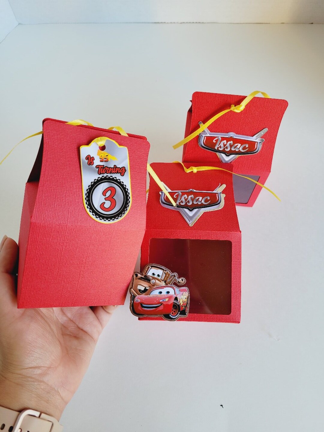 Cars Birthday Favor Boxes -cars Birthday Party-cars Treat Boxes- Cars ...