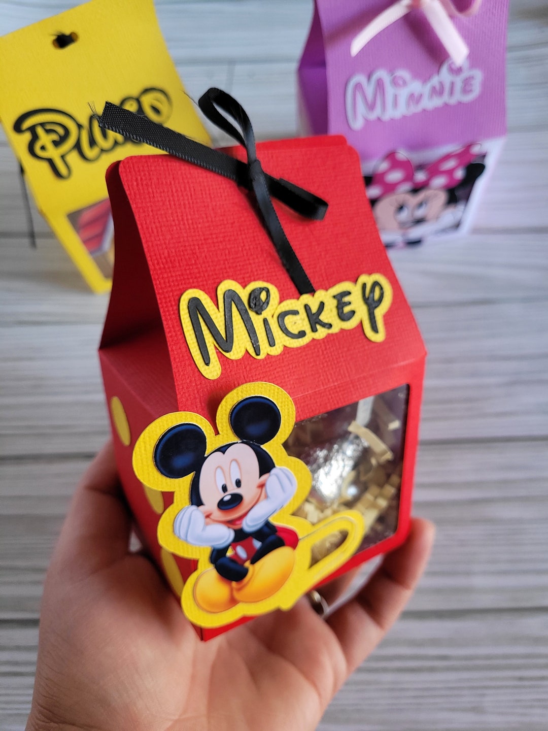 Boxes for Mickey Mouse Theme Party / Mickey Mouse Birthday Party ...