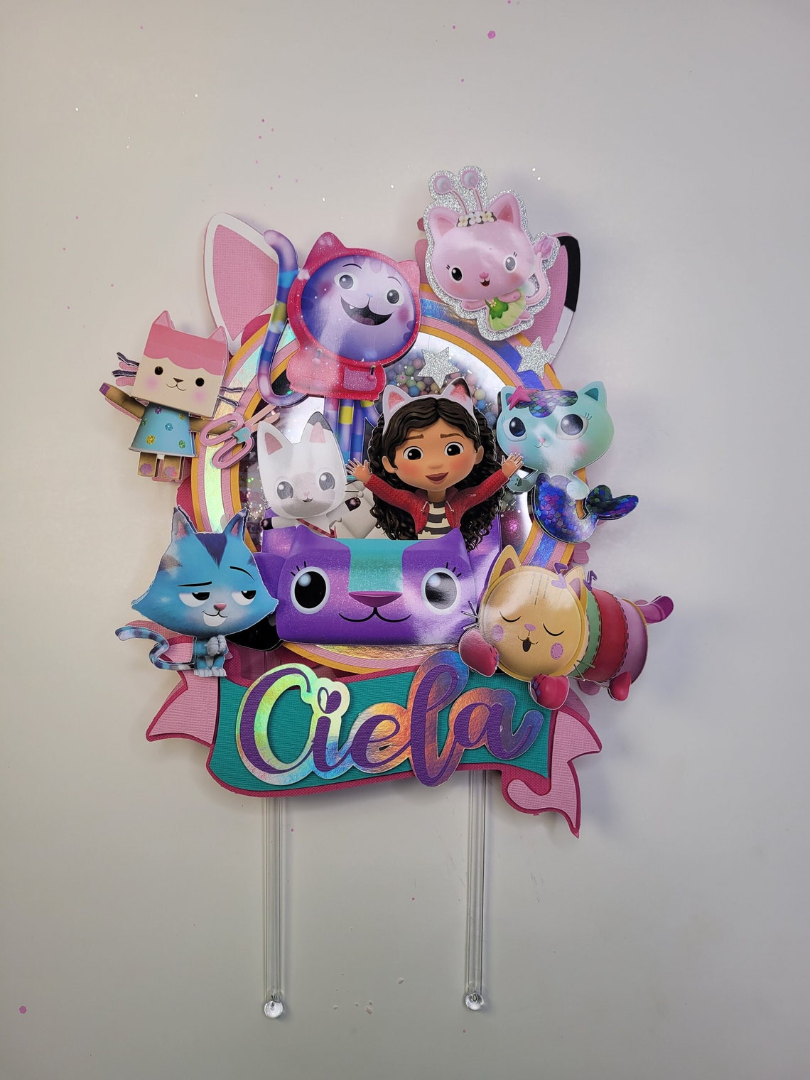 Gabby's Dollhouse Theme Party Gabby's Dollhouse Cake - Etsy