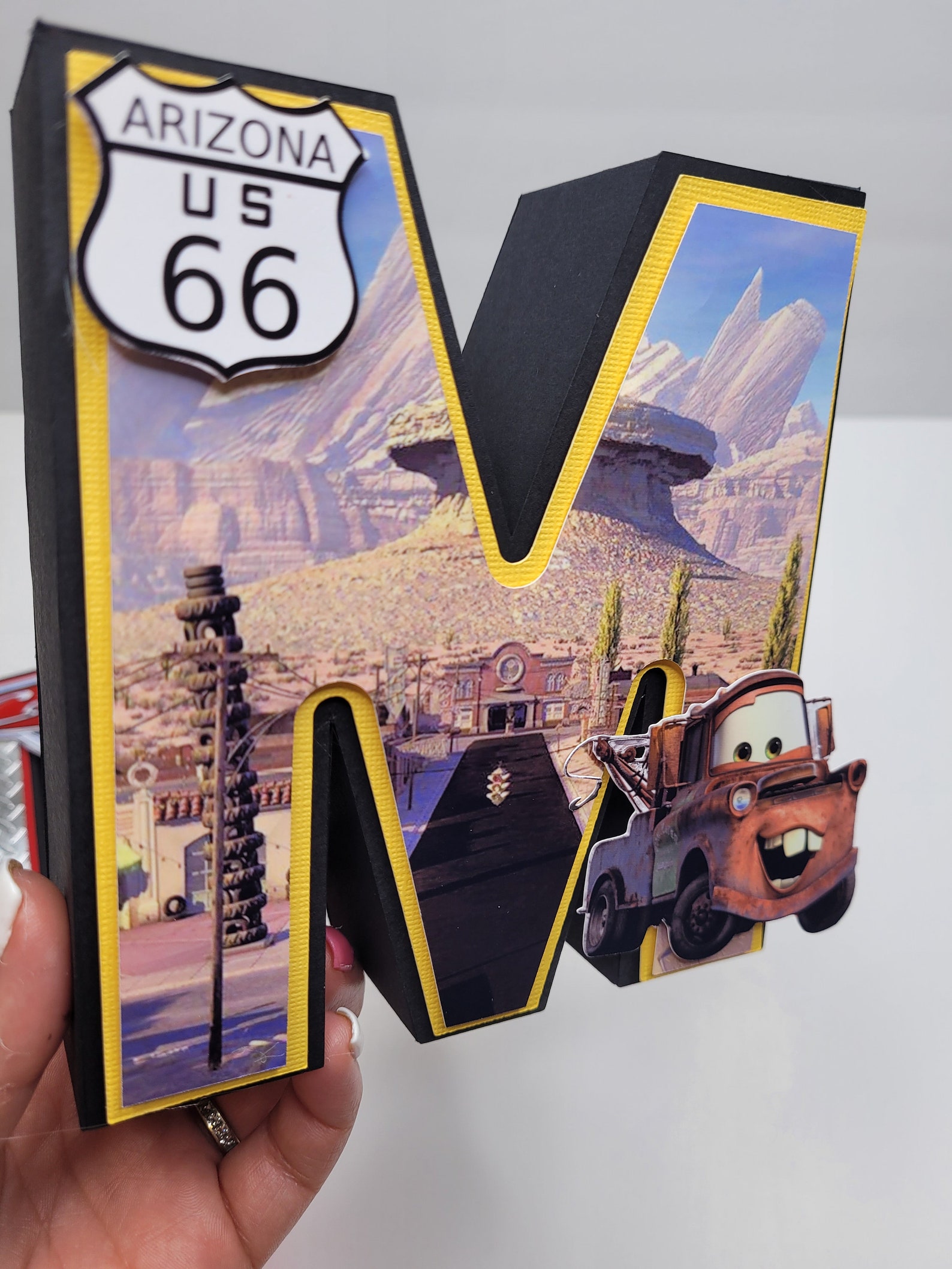 3D Letters Disney Cars, Cars 3D Letters, Lighting Mcqueen Decorations ...