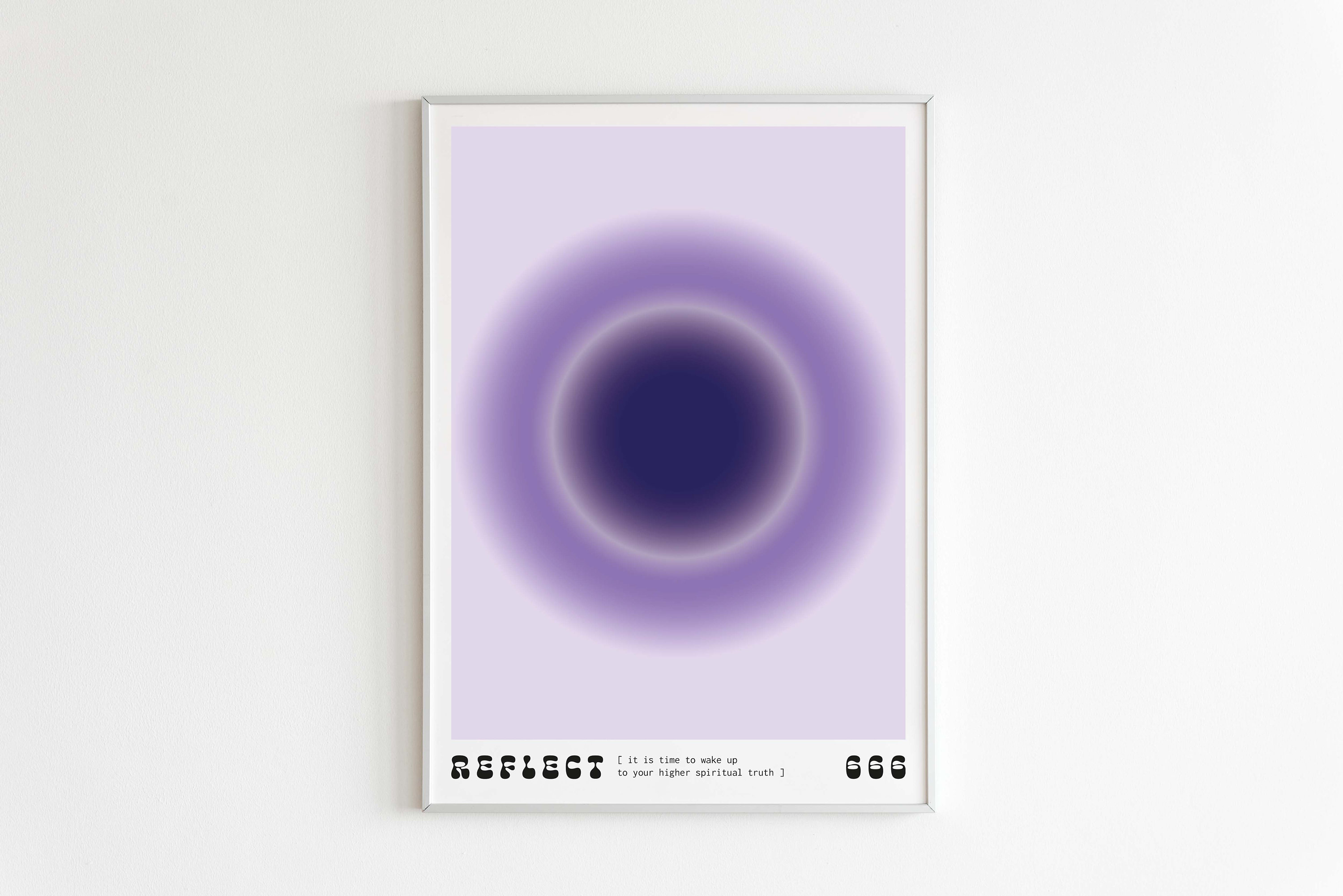 Angel Number Aura Digital Poster - Etsy