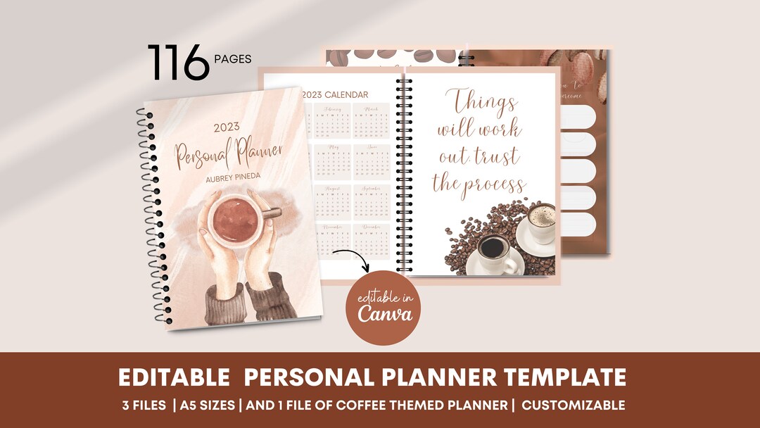 Editable Planner Template, Ultimate Personal Planner Template ...