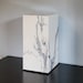 24 Tall Carrara Azul Polished Porcelain Faux Marble Pedestal Plinth End ...