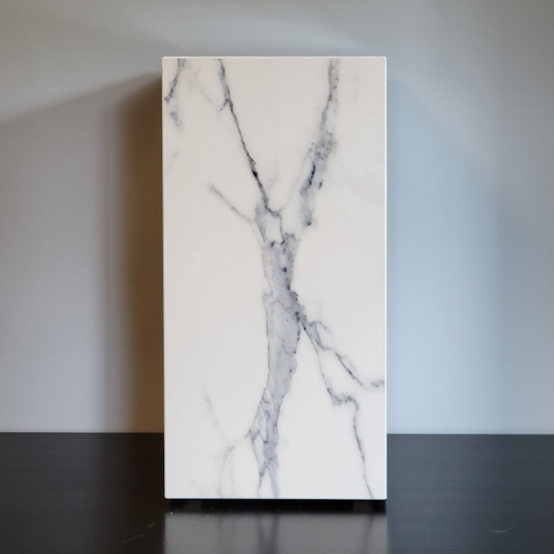 24 Tall Carrara Azul Polished Porcelain Faux Marble - Etsy