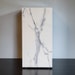 24 Tall Carrara Azul Polished Porcelain Faux Marble Pedestal Plinth End ...
