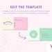 Blush & Bloom Email Signature Canva Template | Pastel Editable Email ...