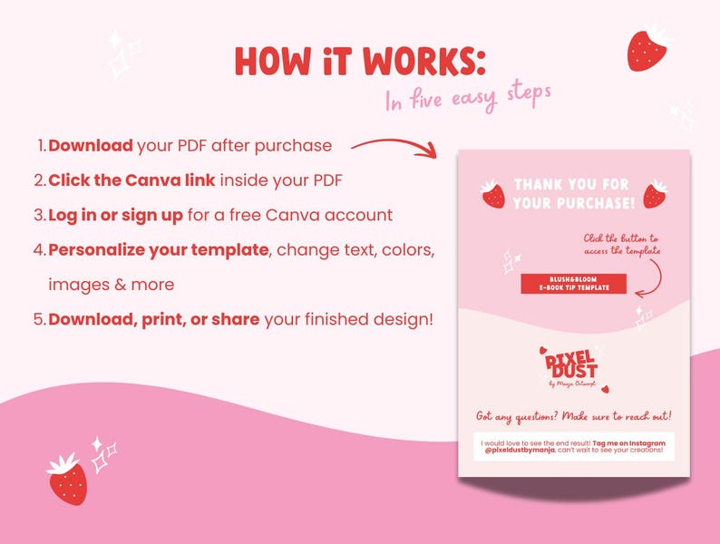 Funky Fruity Invoice Template: Canva Editable Quote for Coaches (PDF ...
