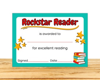 Certificate Template Editable Kids Student of the Month - Etsy