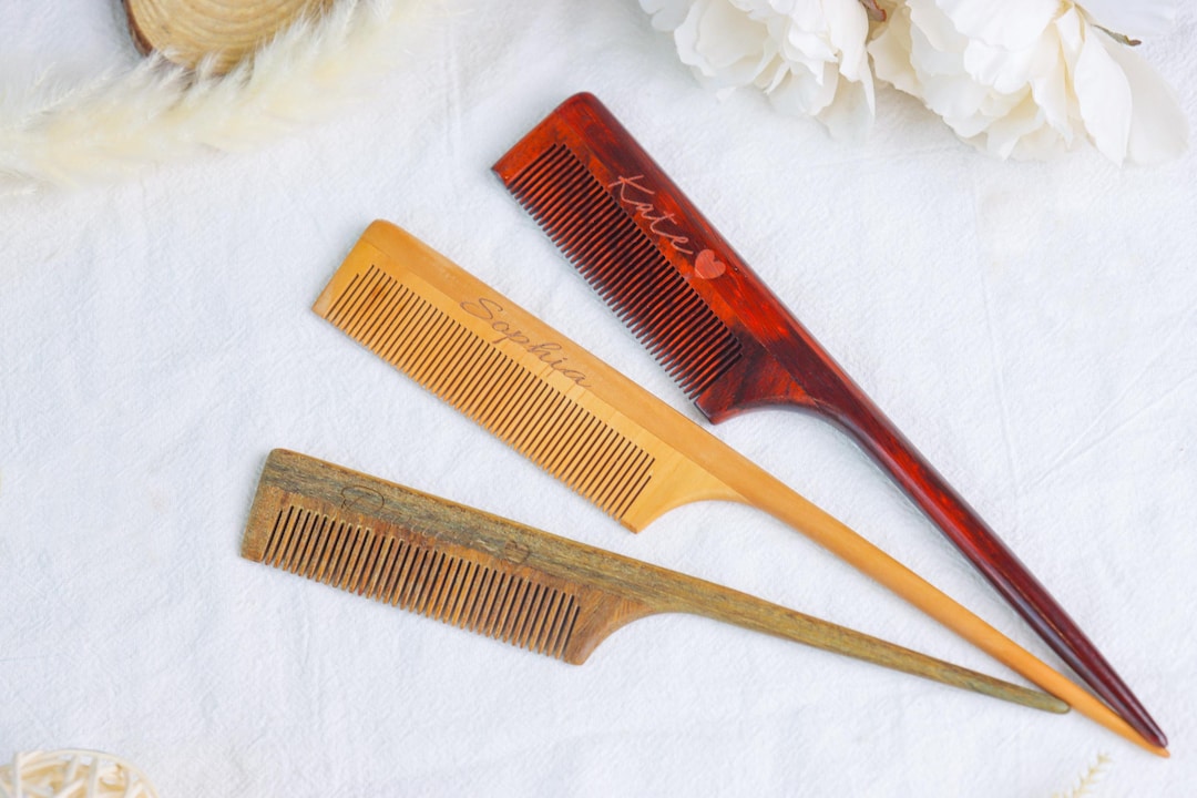 Customized Wooden Comb - Personalized Engraved Wooden Comb | Handmade ...