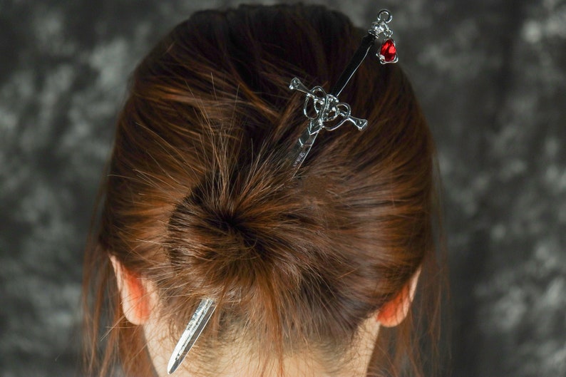 Handmade REVERSIBLE Warrior Sword Hair Stick Sword Hair Pin - Etsy