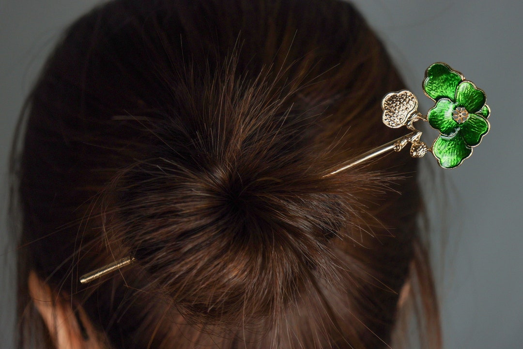 Flower Hair Stick Hollow Cloud Pattern Hairpin Fine Retro - Etsy