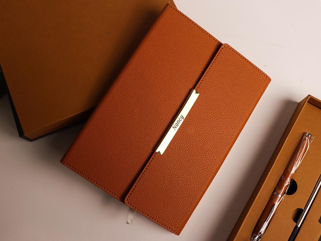 Personalized Engraved Notebook With Pen,custom Graduation Gifts,vintage ...