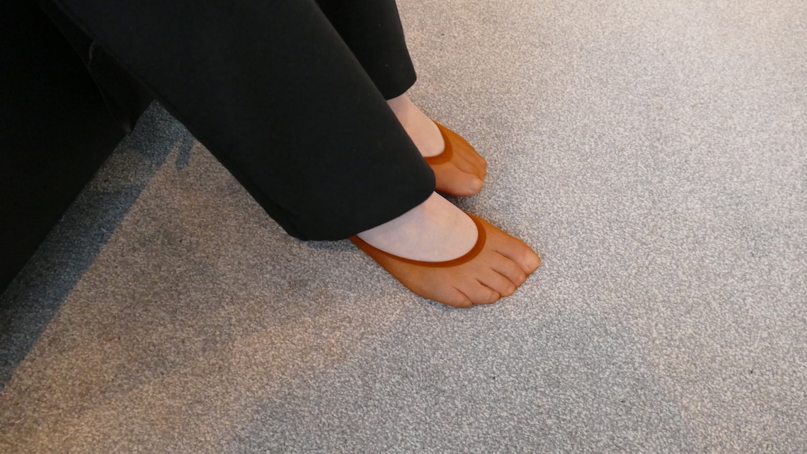 10D Effect ULTRA TAN "no Show" Footies 6 Pair's for Small Feet - Etsy