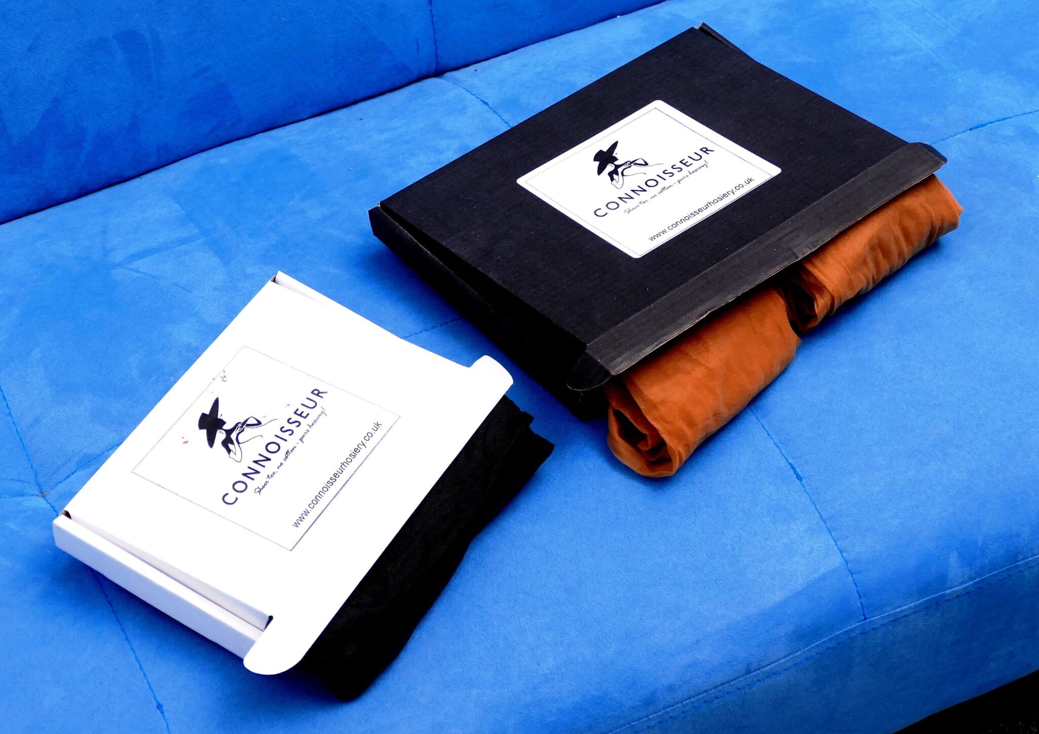 NEW Connoisseur 10 Den Effect 3 Pair's Coffee Knee High's Sheer Toe - Etsy