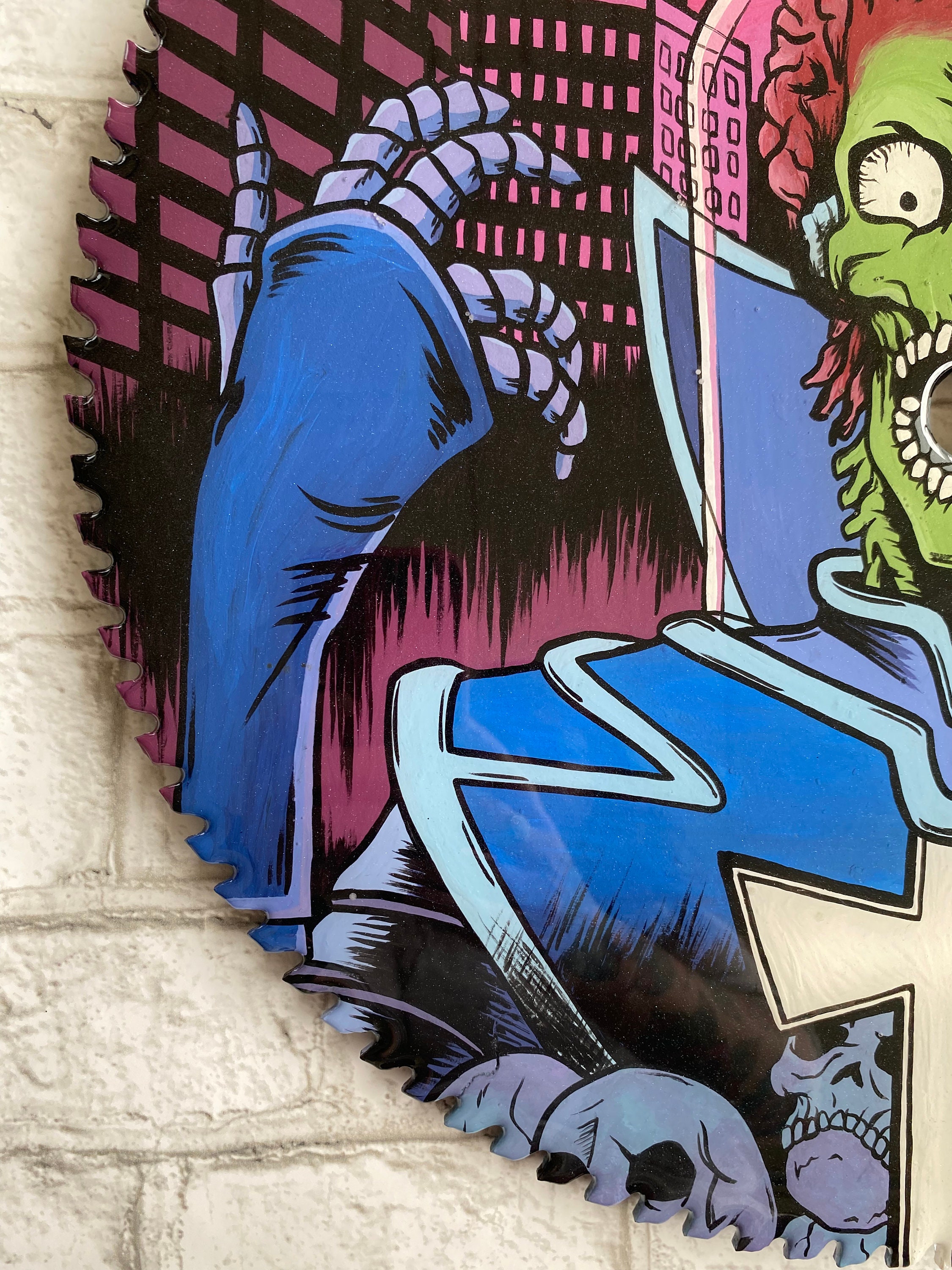 Extra Large Mars Attacks Saw Blade - Etsy