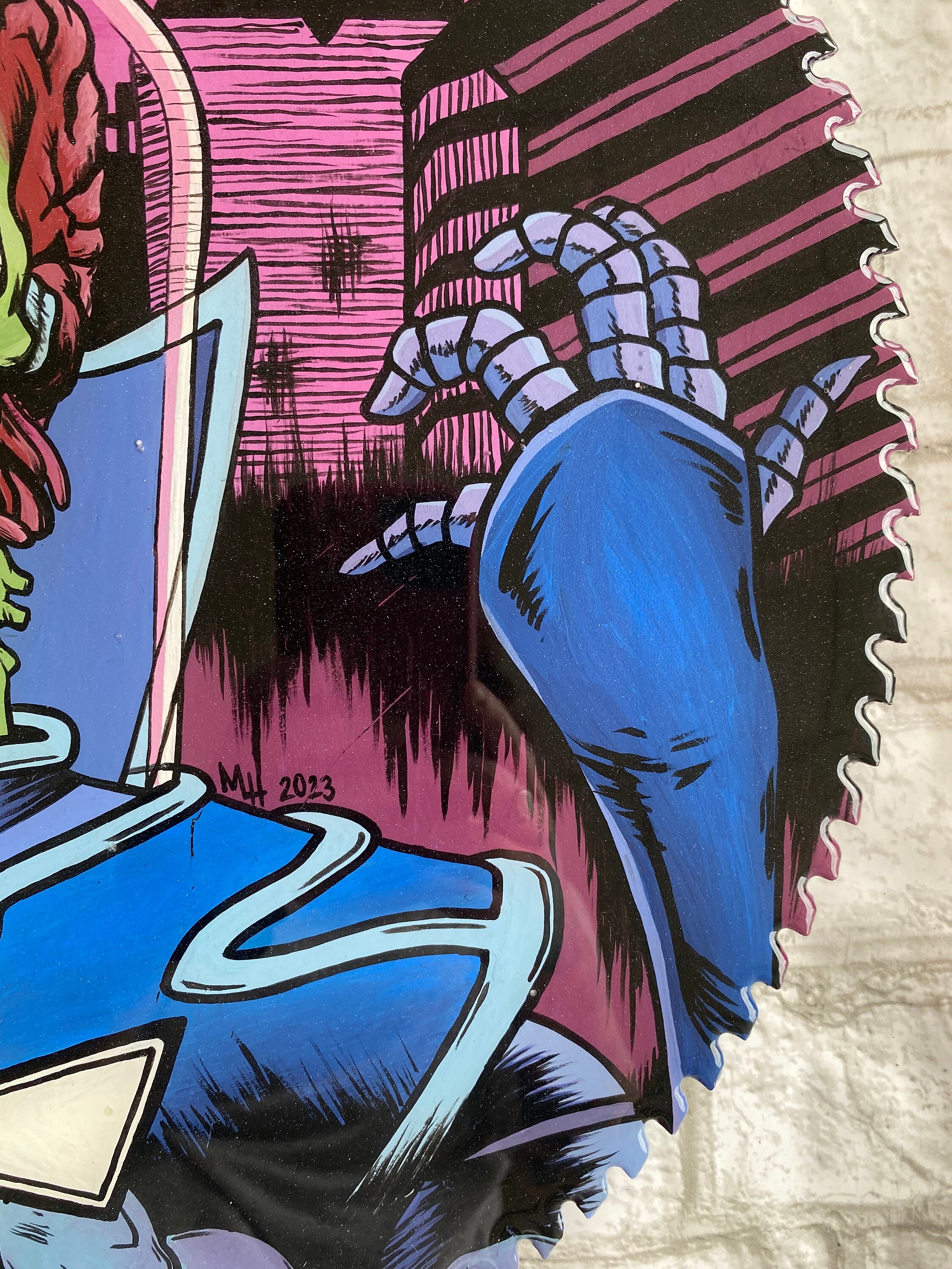 Extra Large Mars Attacks Saw Blade - Etsy
