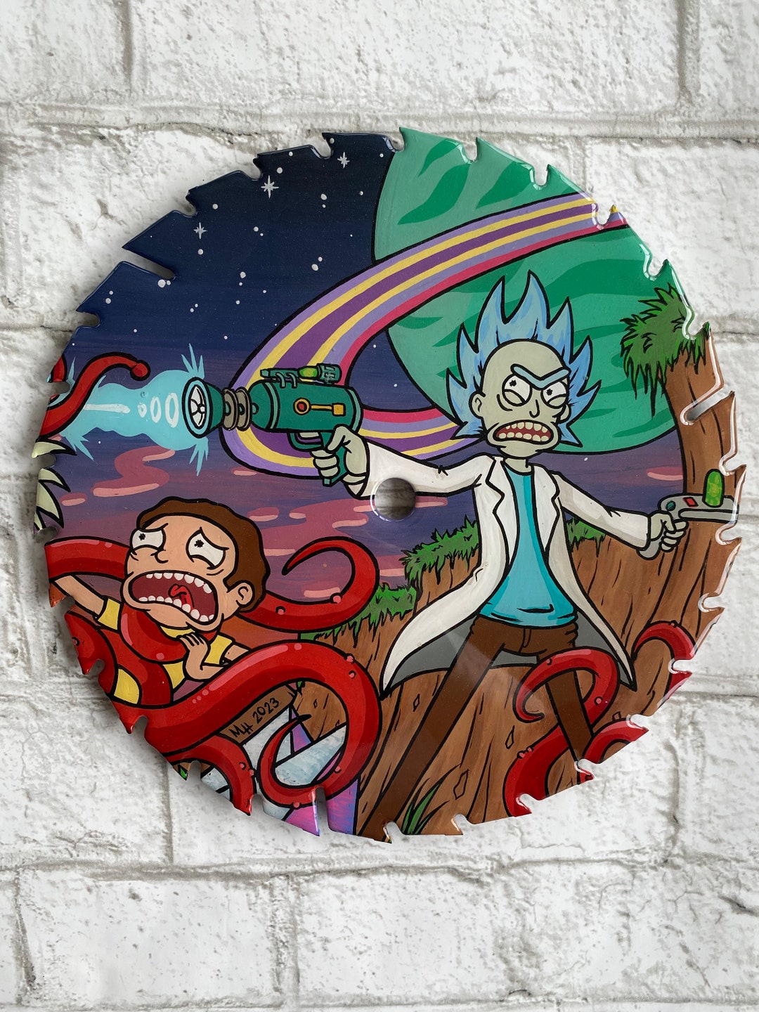Rick and Morty Portal Saw Blade - Etsy