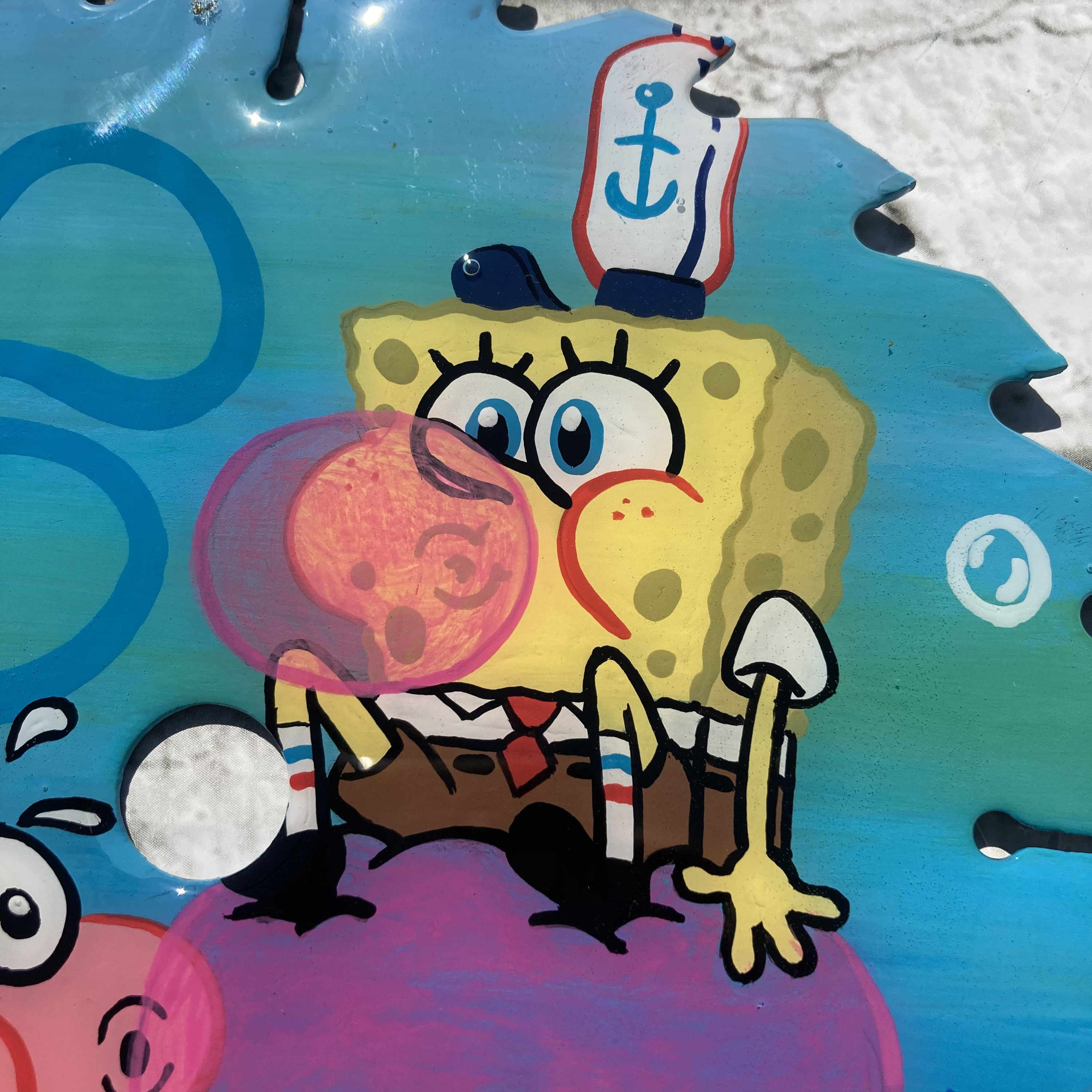 Spongebob and Patrick Bubblegum Saw Blade - Etsy