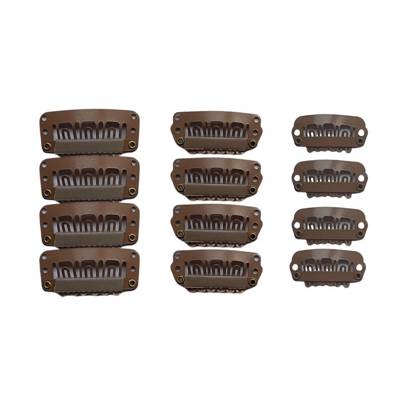 Snap Clips Grips for Remy Clip in Hair Extensions Weaves Wefts Wigs ...