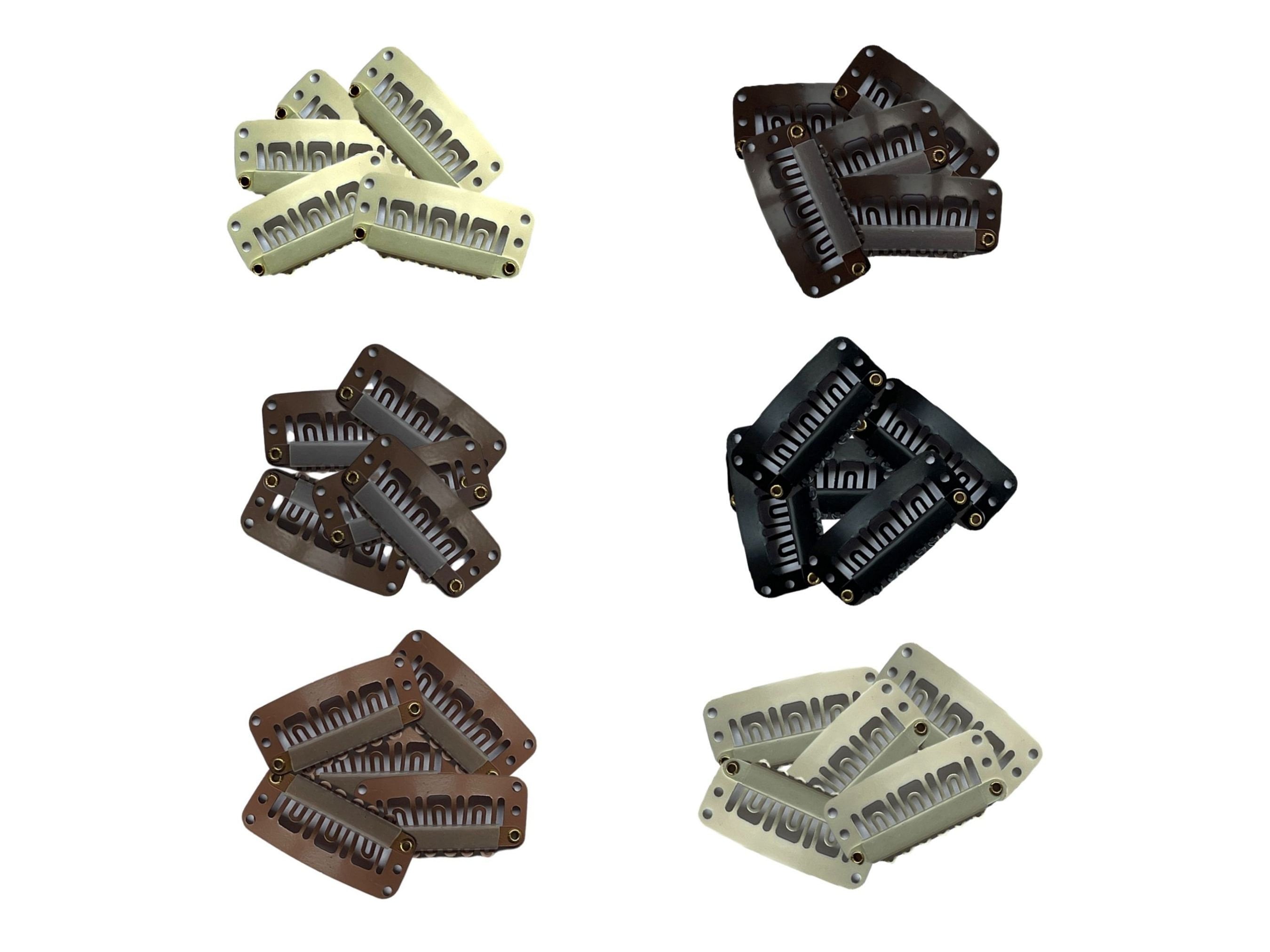 Snap Clips Grips for Remy Clip in Hair Extensions Weaves Wefts Wigs ...