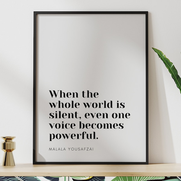 Malala Yousafzai - Etsy