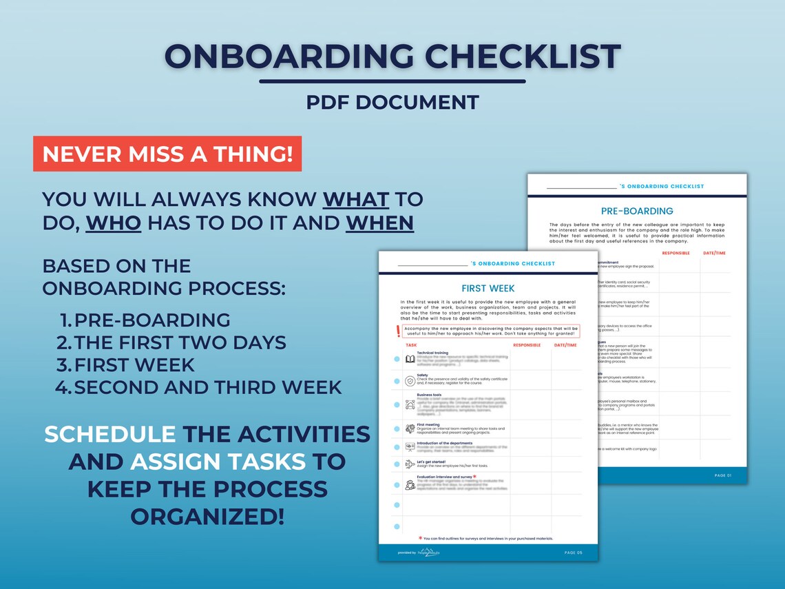 Employee Onboarding Package New Hire Welcome Package Canva - Etsy