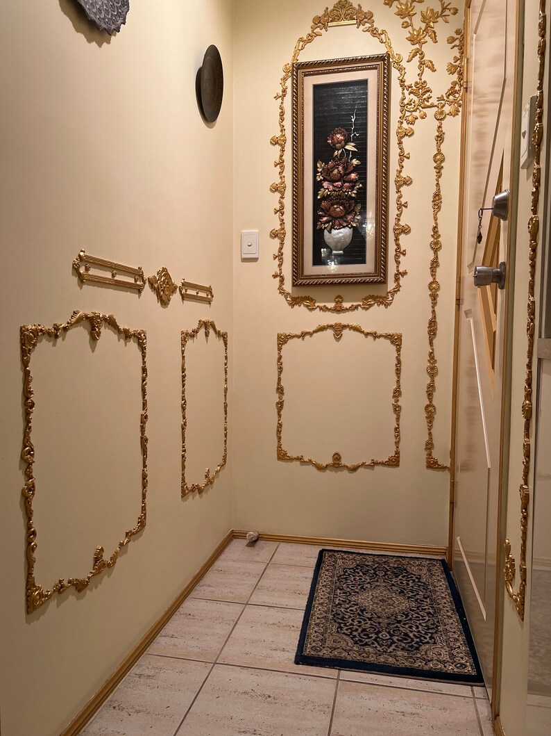 Rococo Wall Panel Arrangement standard Size Approx. 52cm w - Etsy